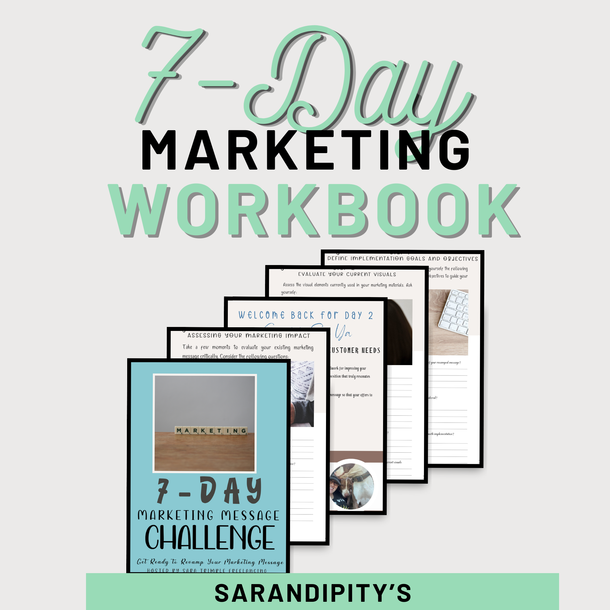 7-Day Marketing Challenge Workbook - Sarandipity's