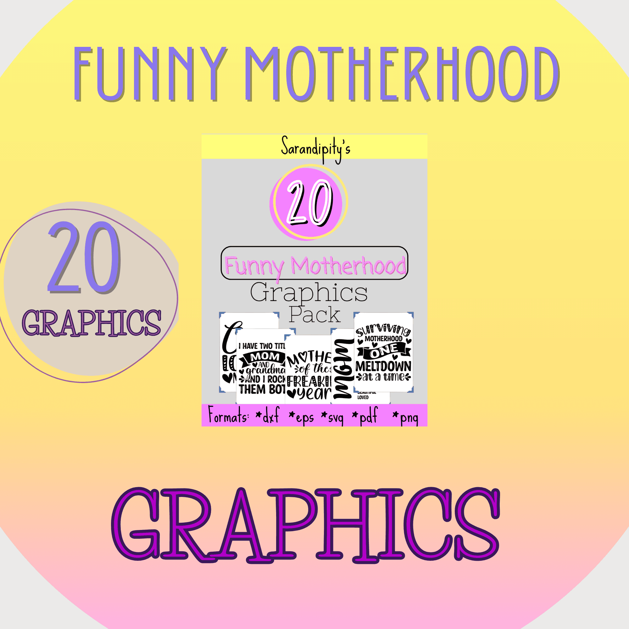 😂 20 Funny Motherhood Quote Graphics - Sarandipity's