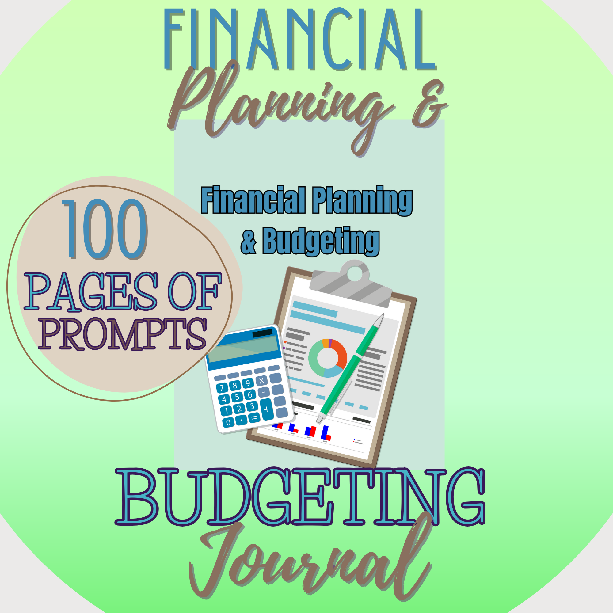 Financial & Budgeting Prompt Journal Sales Page - Sarandipity's