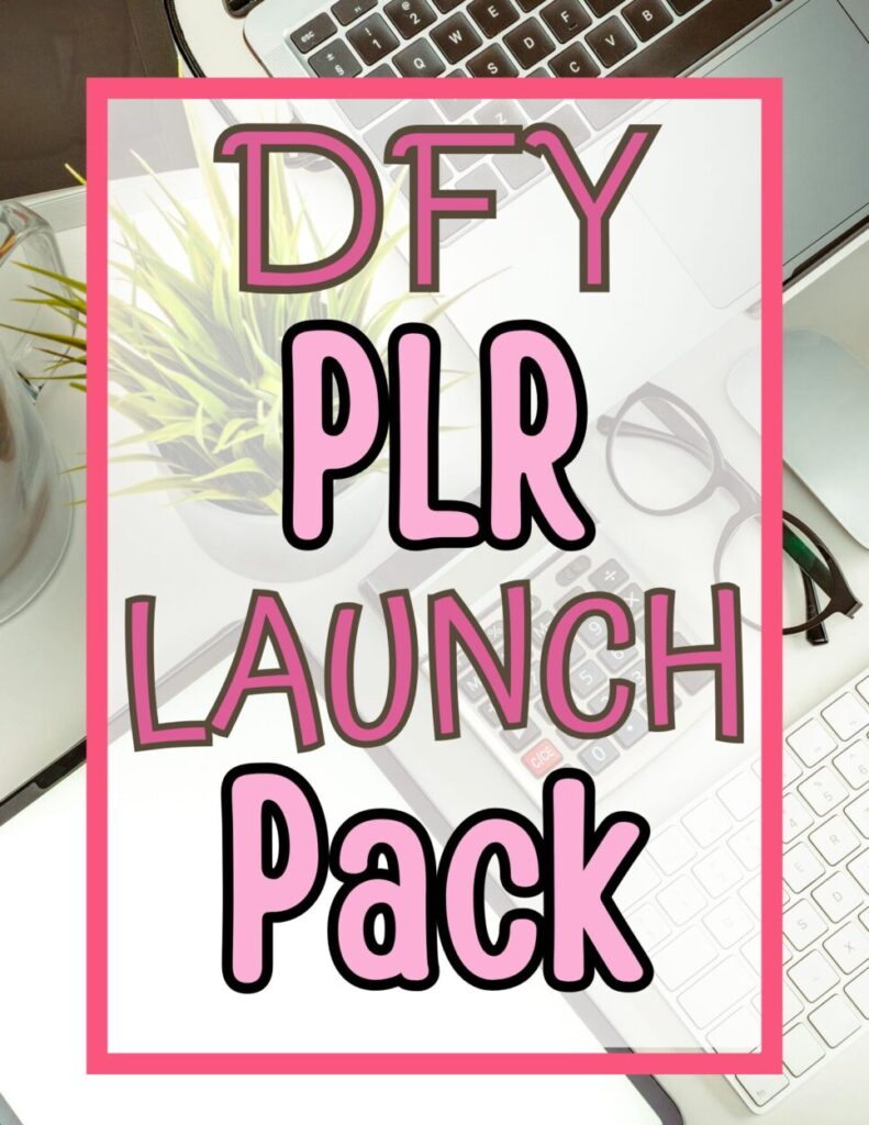 DFY PLR Launch Pack - Sarandipity's